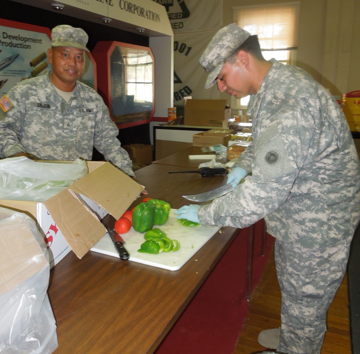 Food Service Soldiers Rise To Challenge Of Feeding Hundreds At Golden