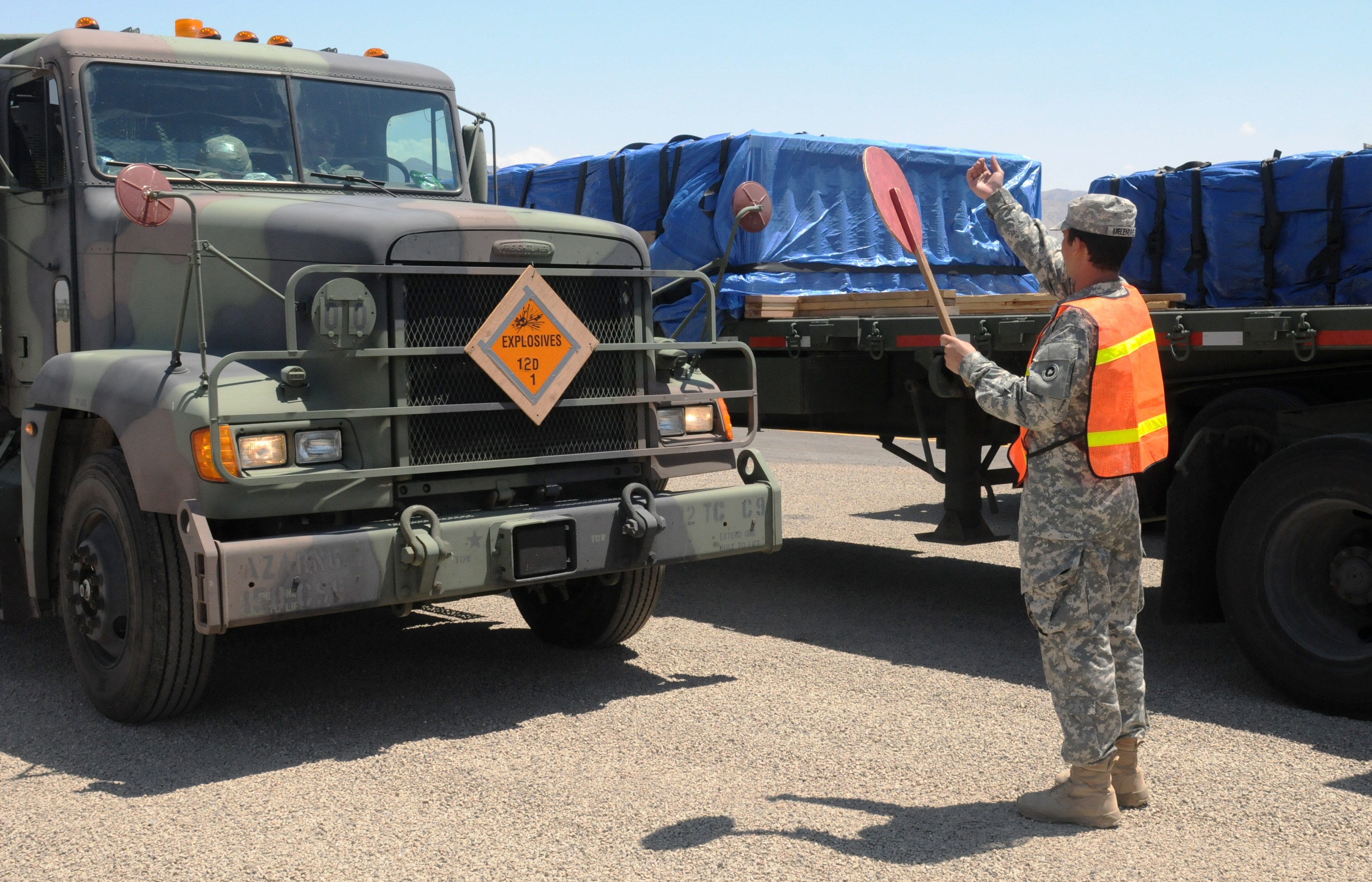 Directing under a deadline: Detachment orchestrates trailer transfers ...