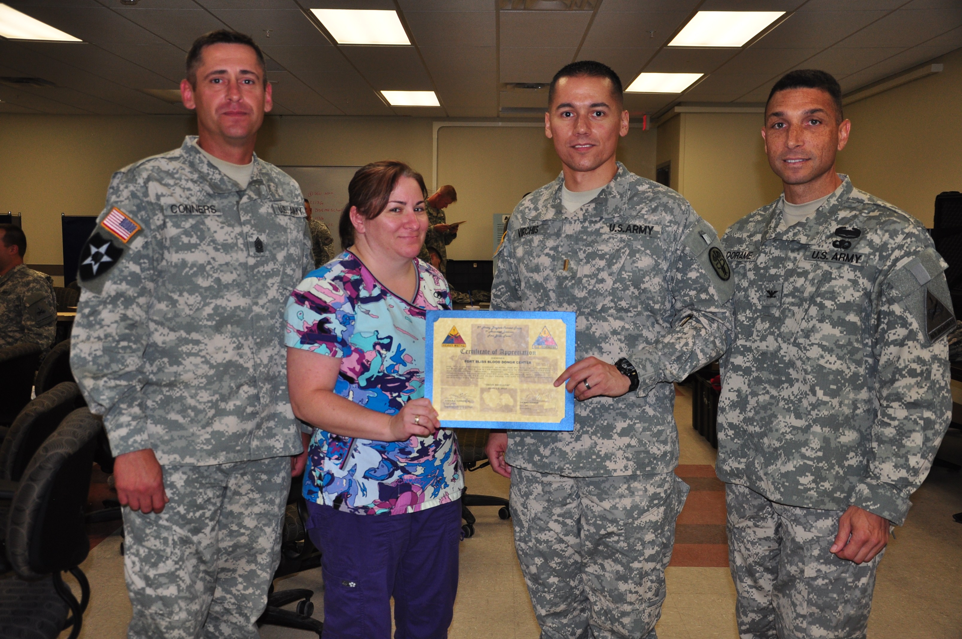 2nd Brigade gives back: exceeds expectations during Bliss Blood drive ...