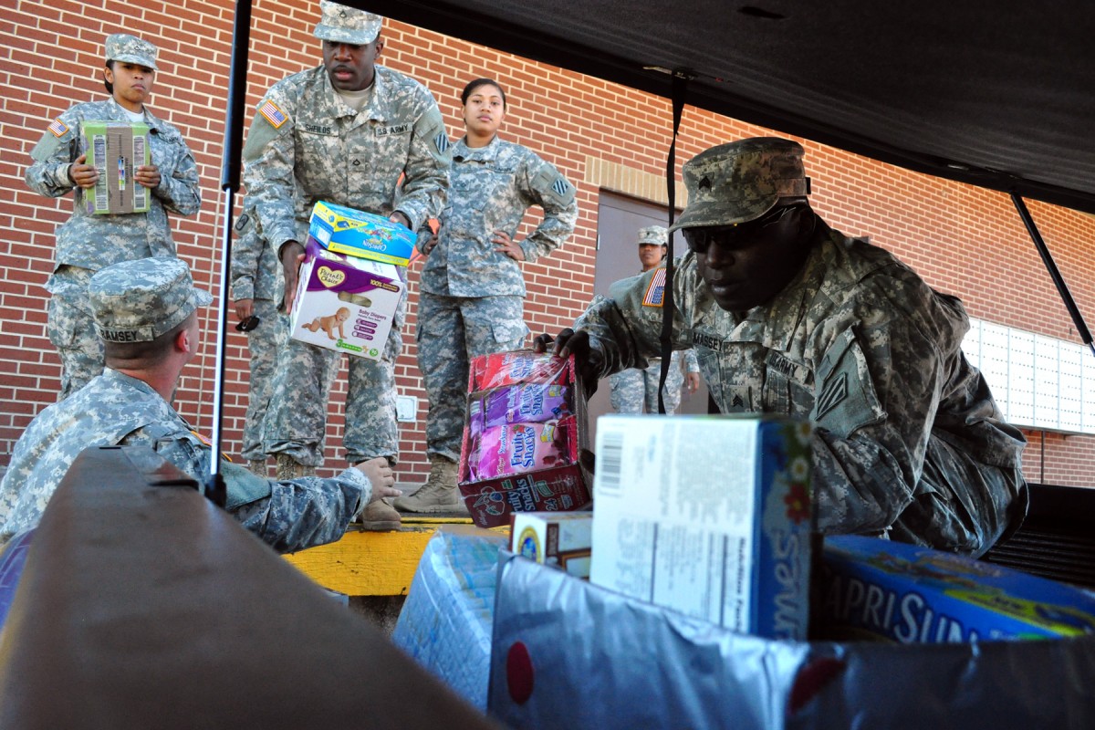 Soldiers help local foster home, non-profit resident childcare ...