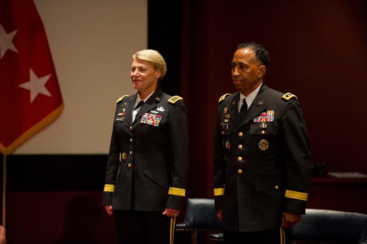 Gen. Dennis L. Via's Promotion Ceremony and AMC Change of Command ...