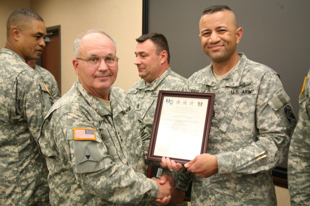 Soldier Spotlight: Getting to know Command Sgt. Maj. Russ A. Hamilton ...