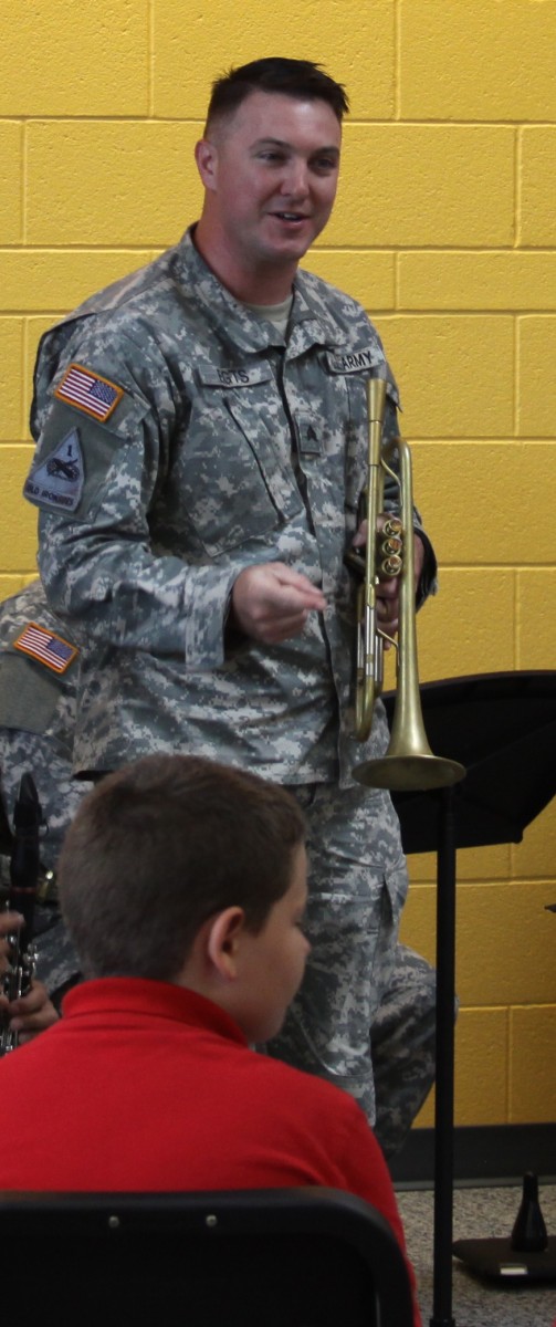 Army musicians demonstrate instruments for Smith MS students | Article ...