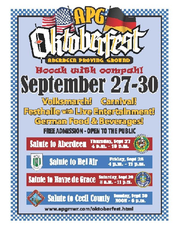 APG planning first Oktoberfest celebration | Article | The United ...