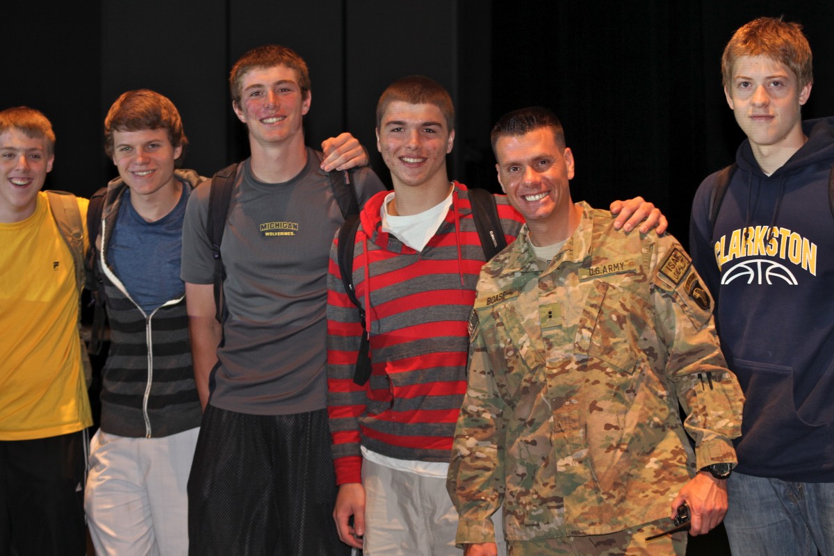 Army Strong School Ties: Soldier maintains bond with community, high ...