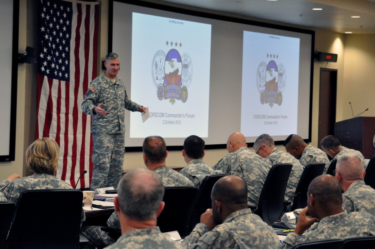 FORSCOM hosts Commander's Forum | Article | The United States Army