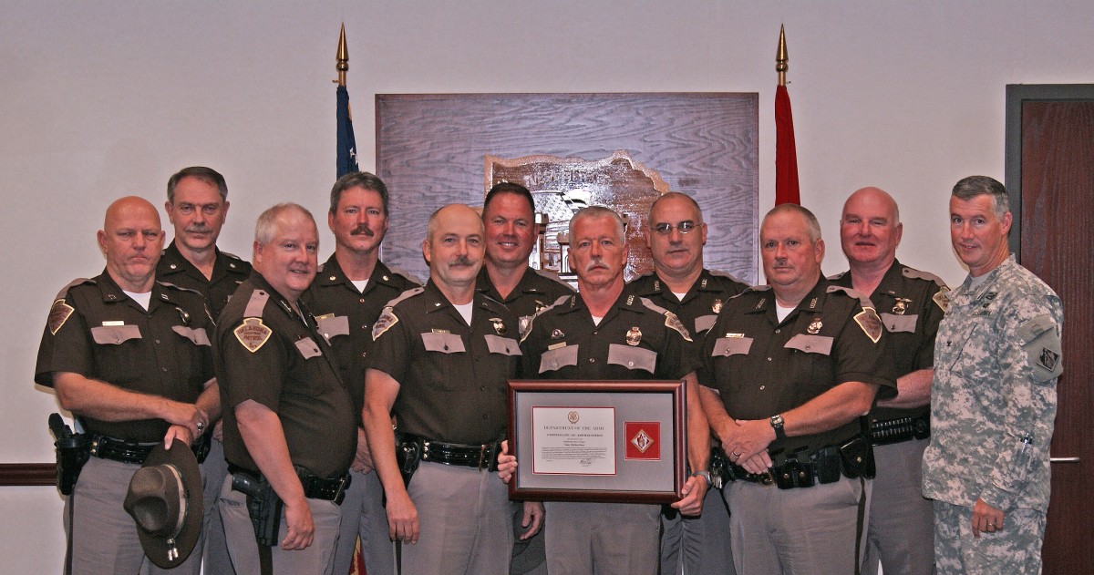 OHP Trooper recognized for outstanding service in the area of water ...