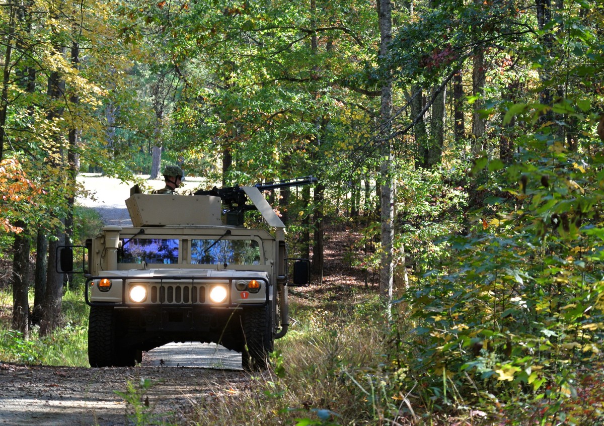NCHB 1 conducts expeditionary logistics convoy training at Fort A.P ...