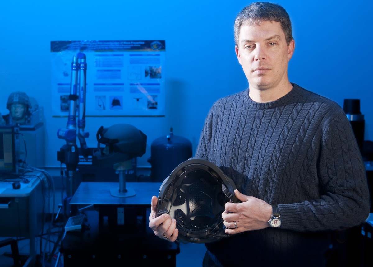 Natick engineer looks at football technology to improve helmets ...