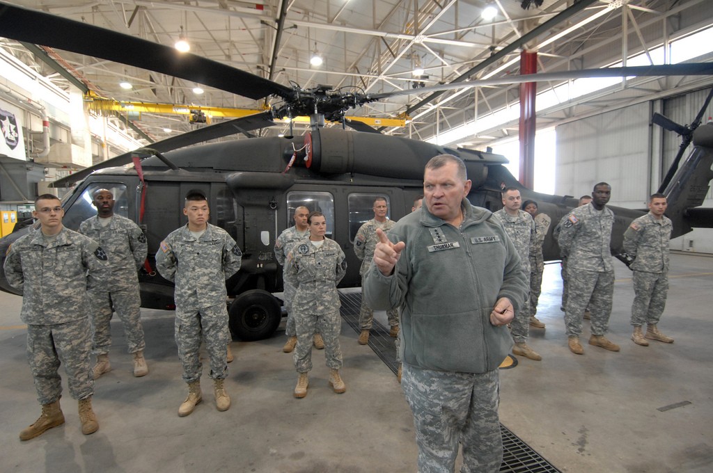 Gen. Thurman visits K-16 Airfield, encourages Soldiers | Article | The ...