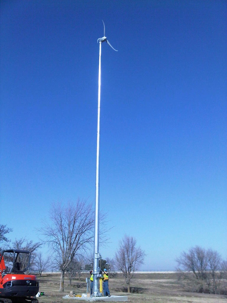 Tulsa District uses wind turbines to produce power at project office ...