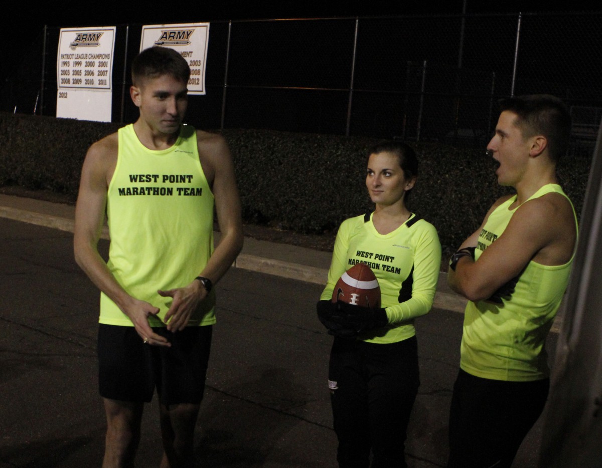 West Point marathoners run night and day--and night again, to deliver ...