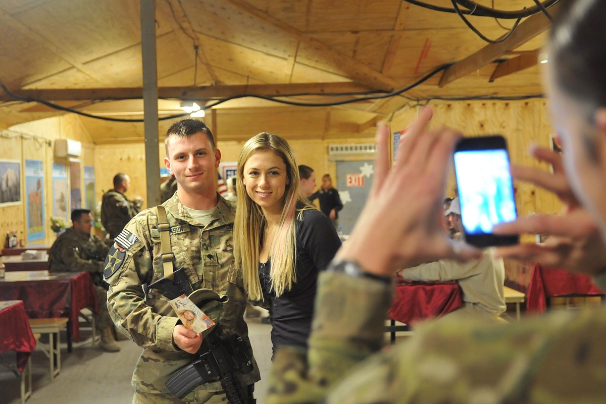 USO tour visits remote post in Southern Afghanistan | Article | The ...