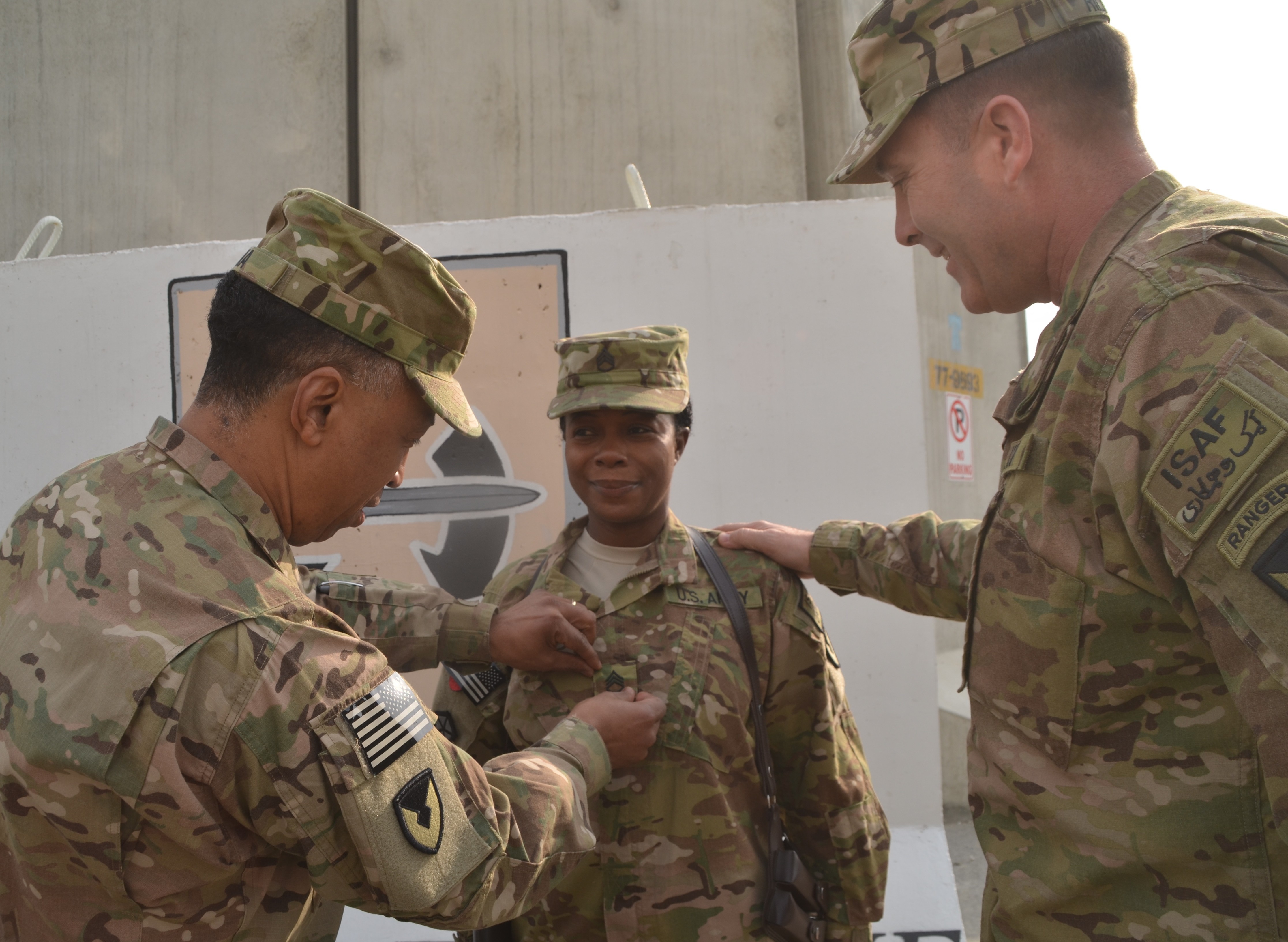 Via promotes 401st AFSB NCOs | Article | The United States Army