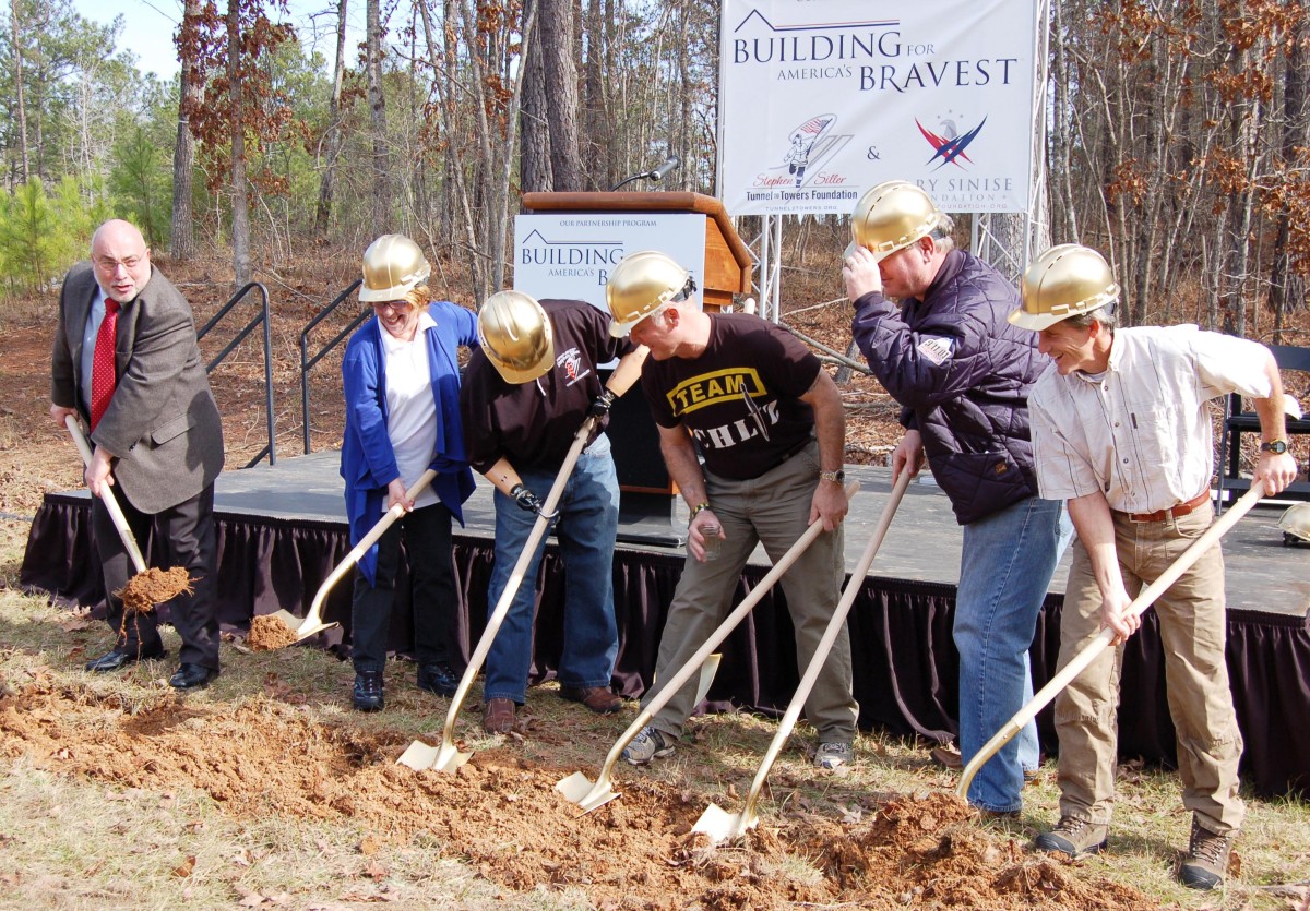 Home for wounded vet breaks ground | Article | The United States Army