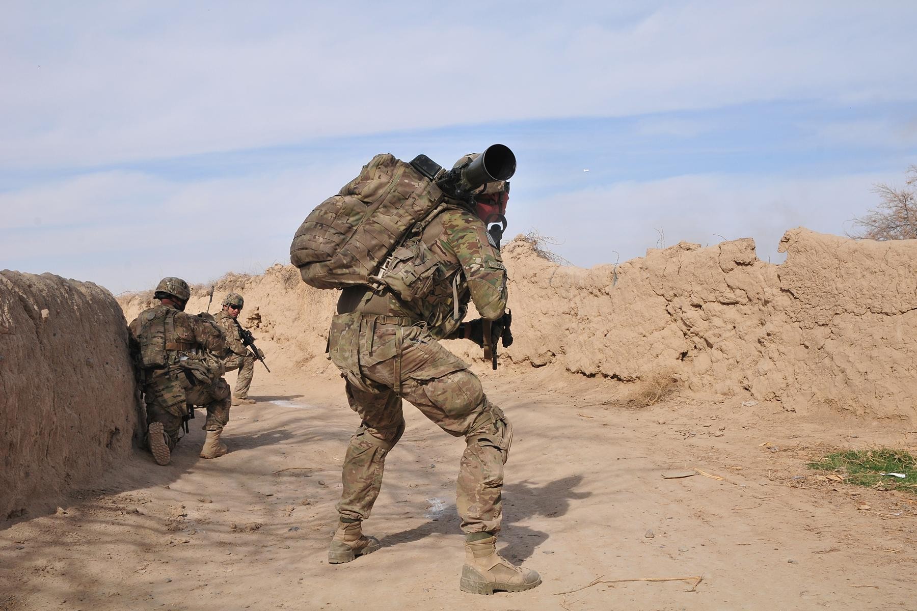 Combined Task Force 4-2 conducts combined foot patrol with ANA partners ...