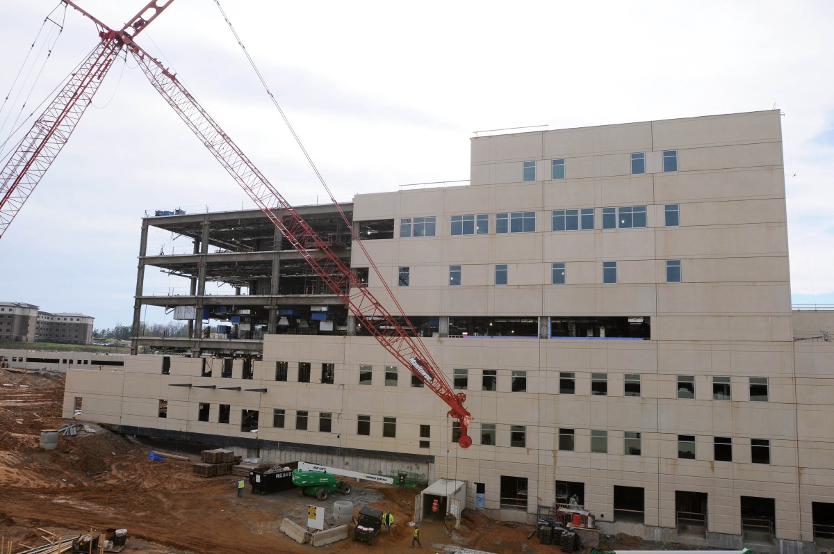 Construction on new hospital over halfway complete | Article | The ...