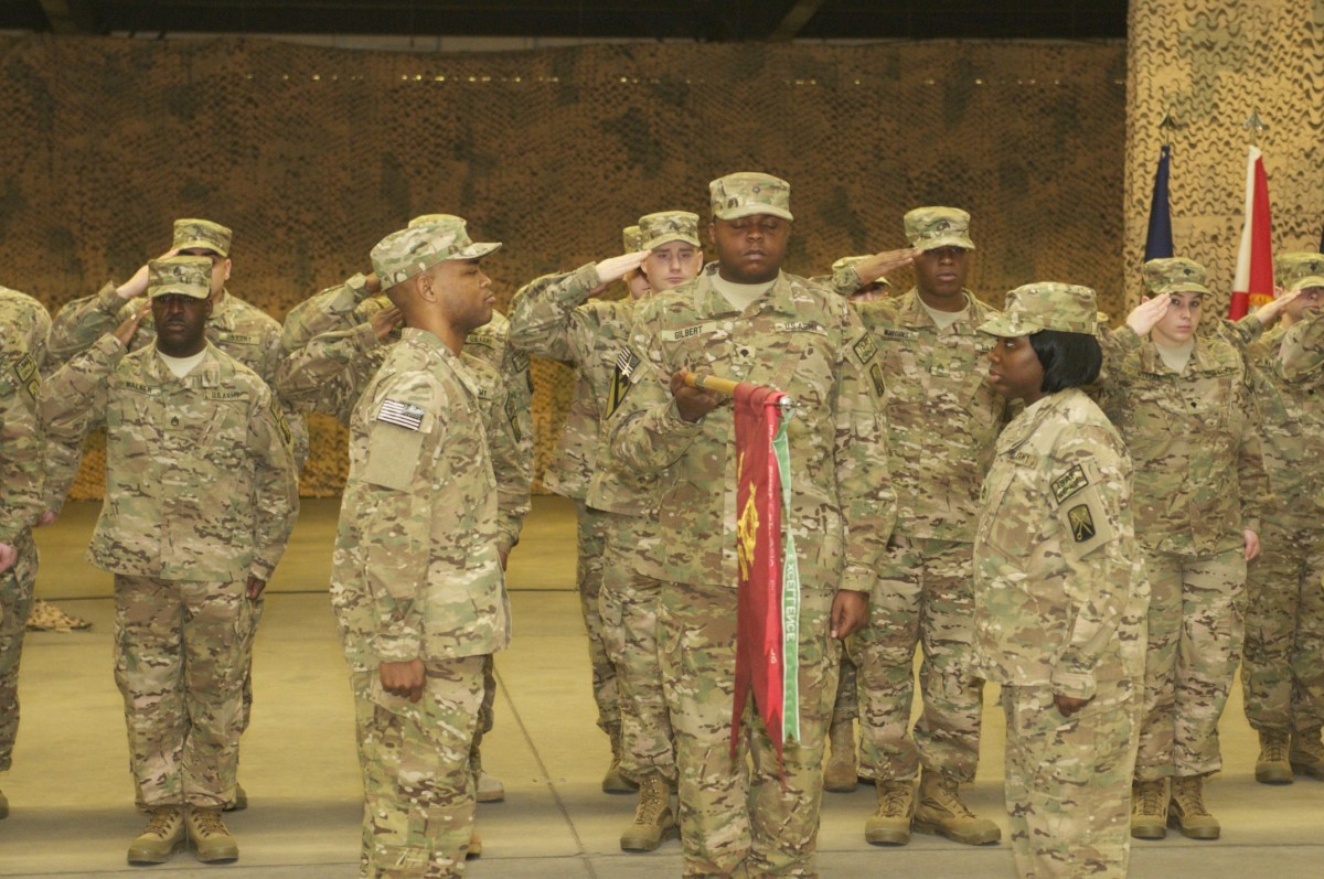 Movement control team cases colors, deploys to Afghanistan | Article ...