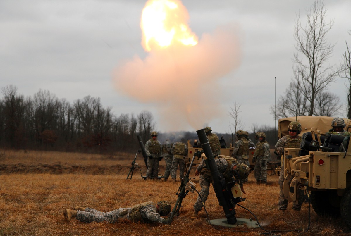 Currahees train with GPS guided mortars | Article | The United States Army