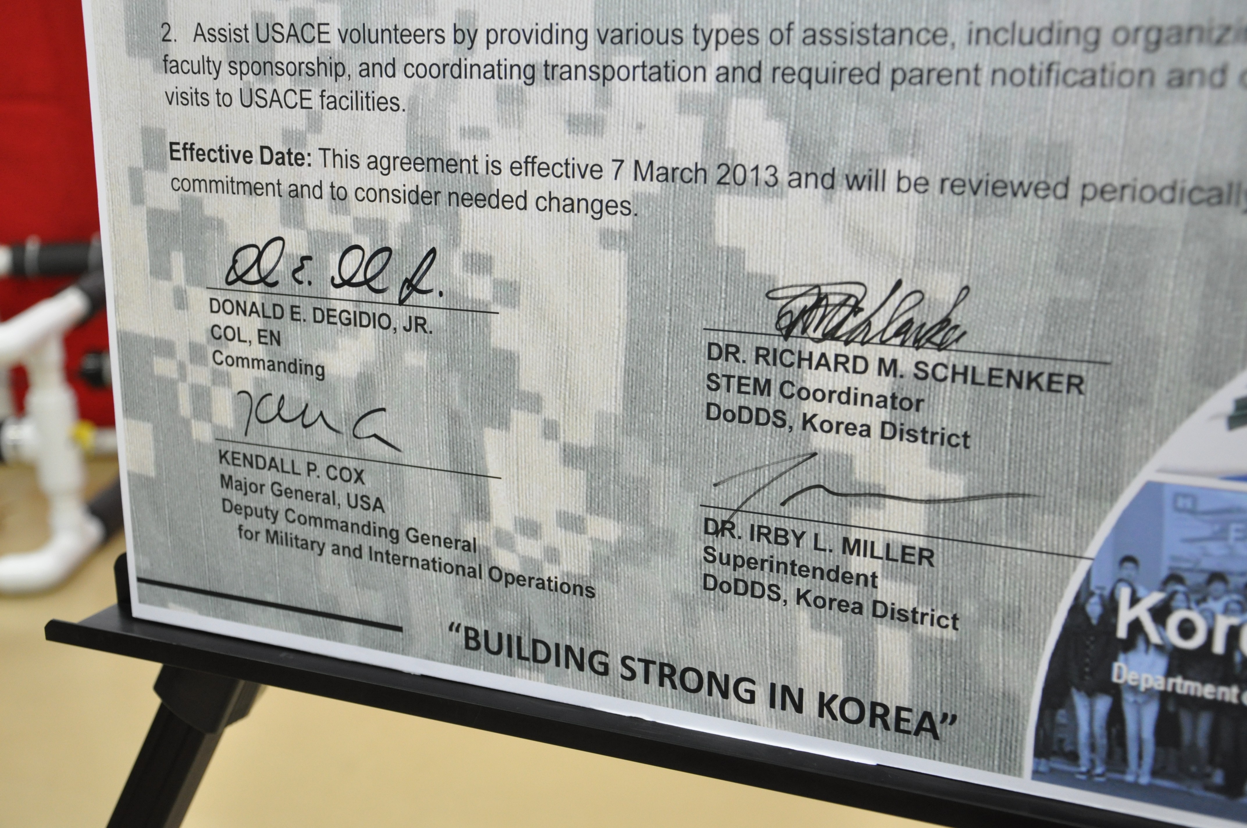 Far East District, DoD schools sign STEM partnership agreement ...