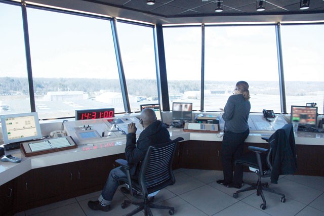 New control tower officially opened with ribbon-cutting | Article | The ...