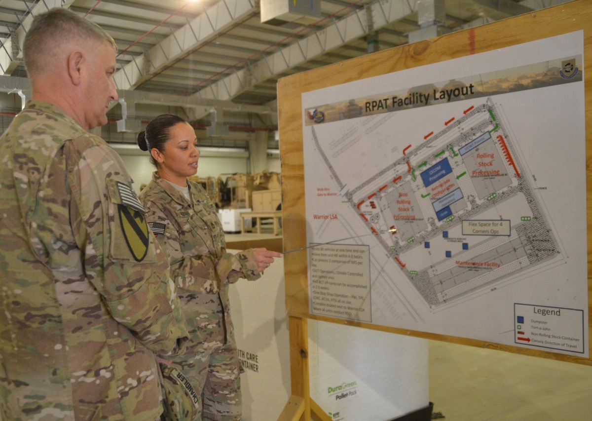 Briefing in a bunker -- SMA Chandler sees 401st AFSB retrograde ...