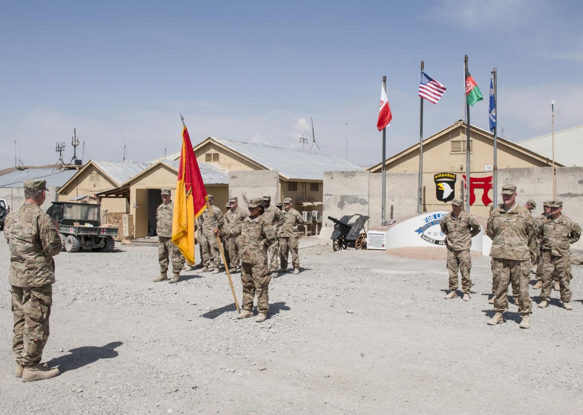 'Highlander' Brigade cases colors for redeployment | Article | The ...