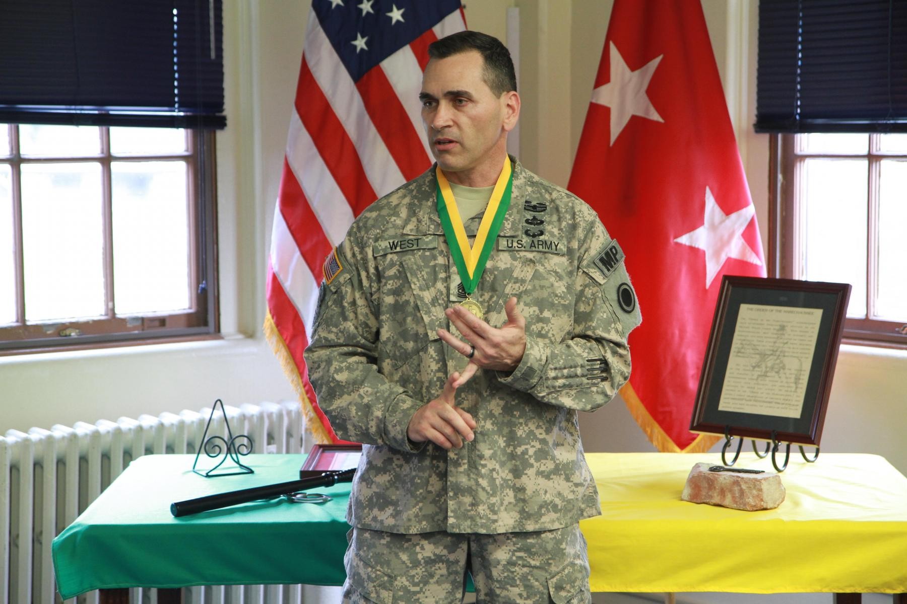 I Corps provost marshal sergeant major awarded prestigious MP honor ...