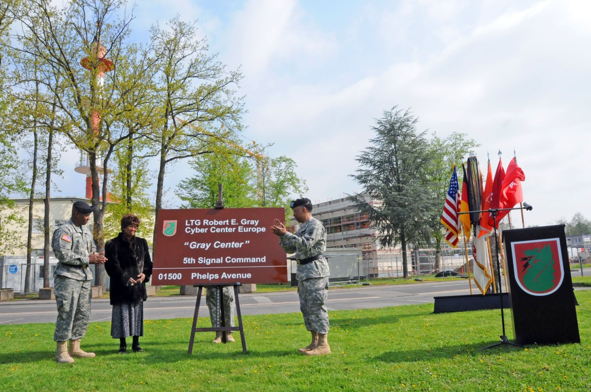 5th Signal Command's Cyber Center Europe dedicated to Lt. Gen. Robert E ...