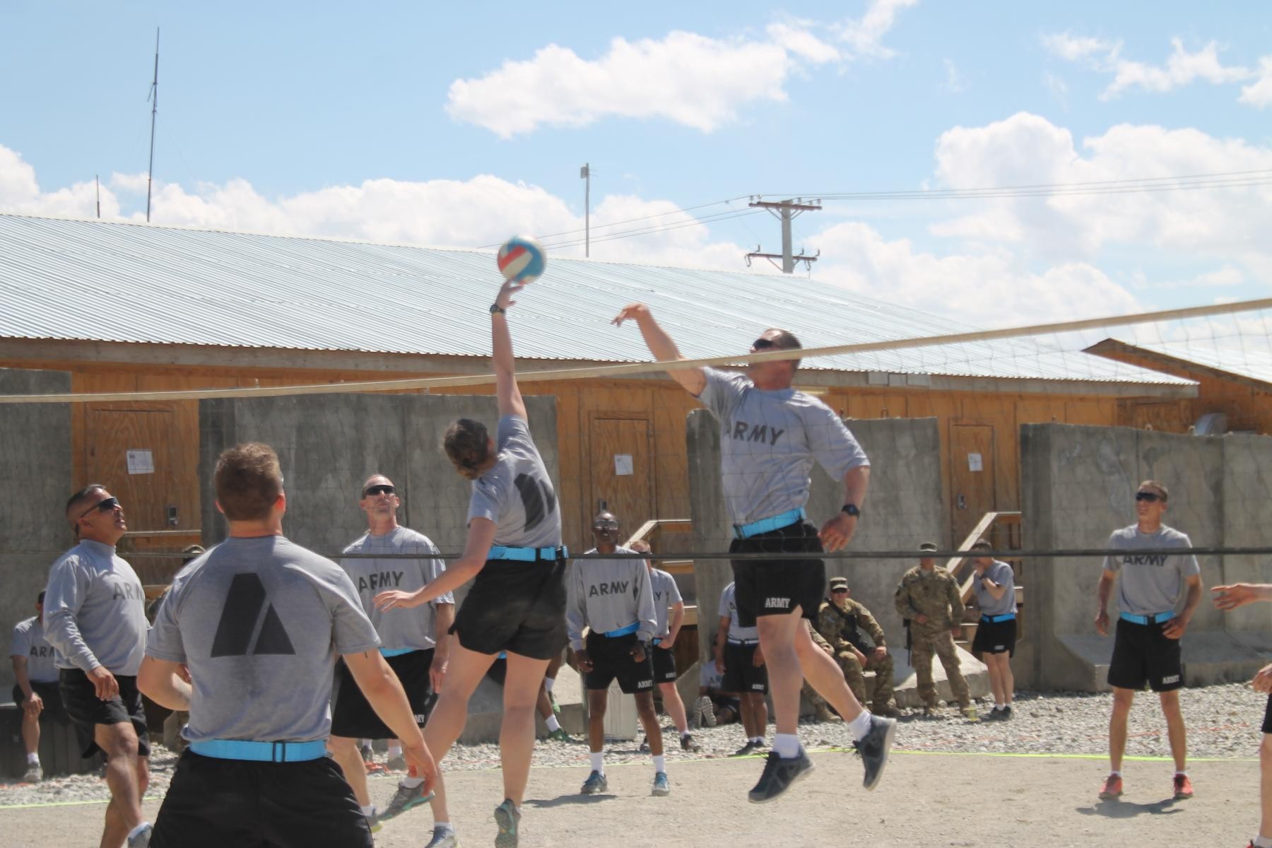 Maintainers spike morale with volleyball tournament | Article | The ...