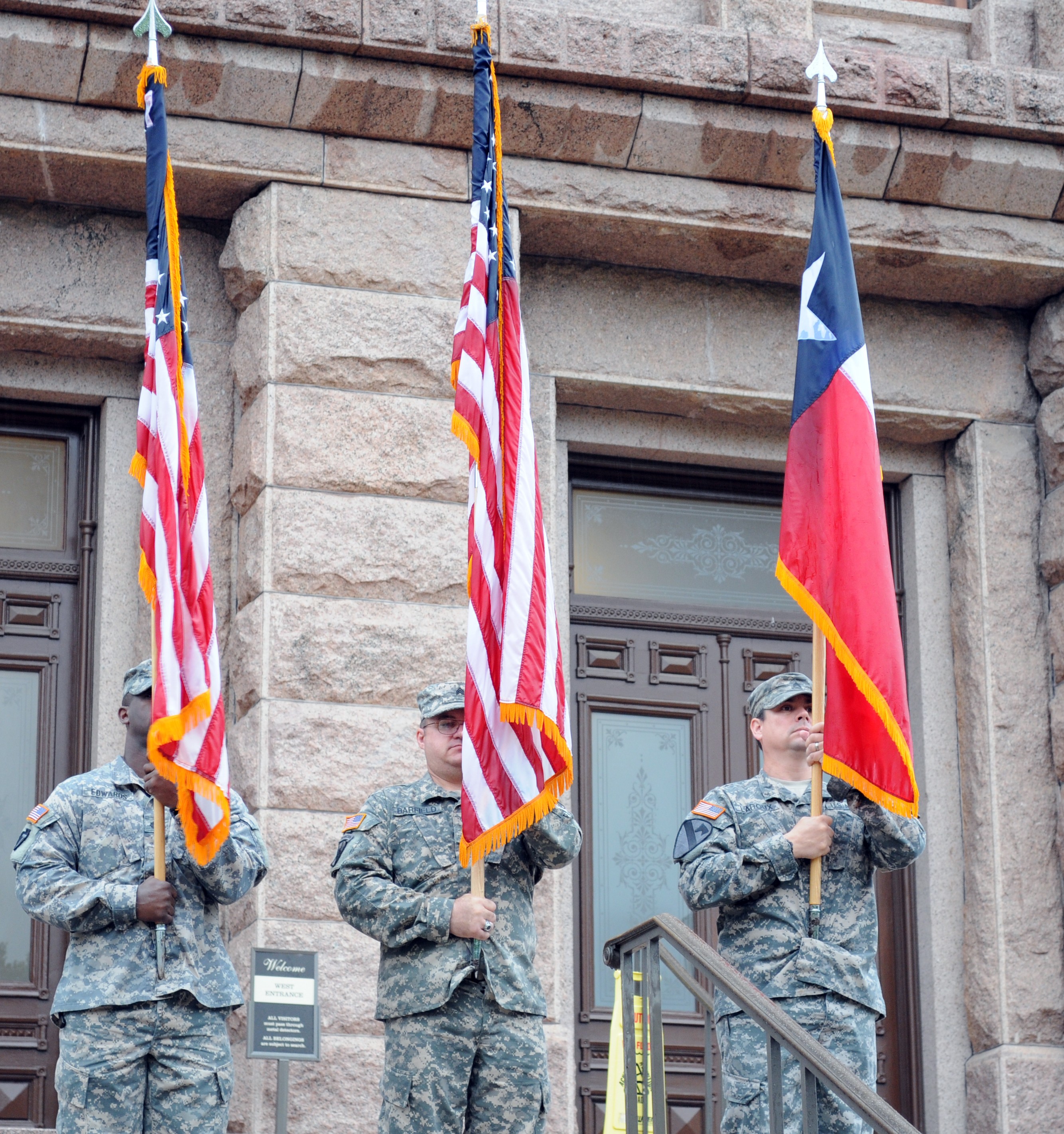 Texas Guardsmen march for fallen heroes | Article | The United States Army