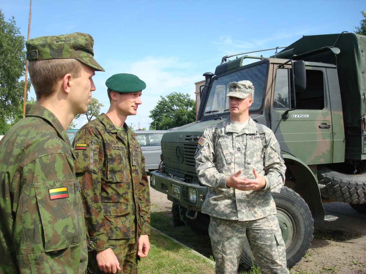 USAREUR's sole construction management team, Lithuania's only engineer ...