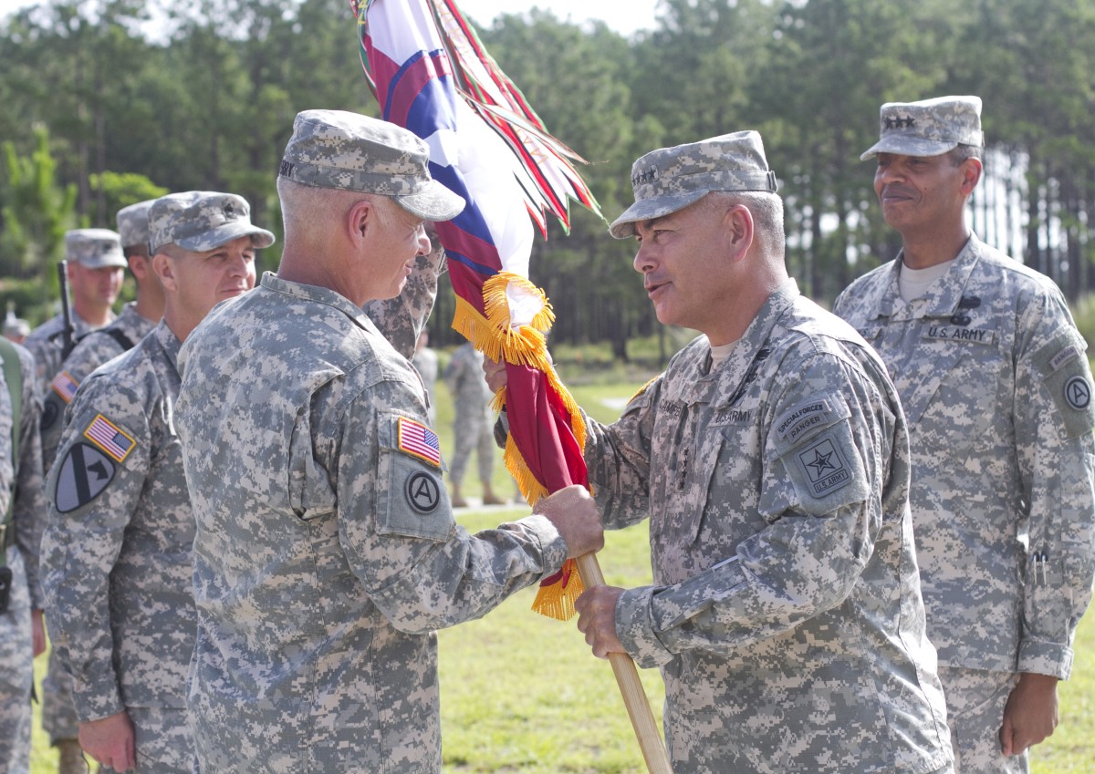 Terry assumes command during first Third Army/ARCENT change of command ...