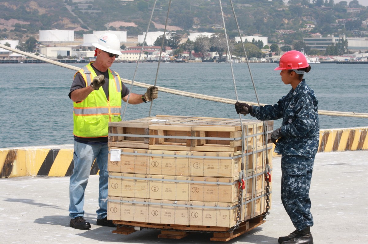 JMC helps Filipino Ship Pick Up Foreign Military Sales Ammo in San ...