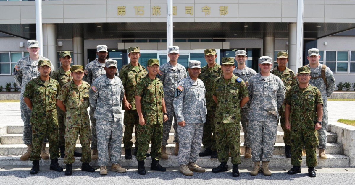 US Army on Okinawa participates in a bilateral exchange with 15th ...