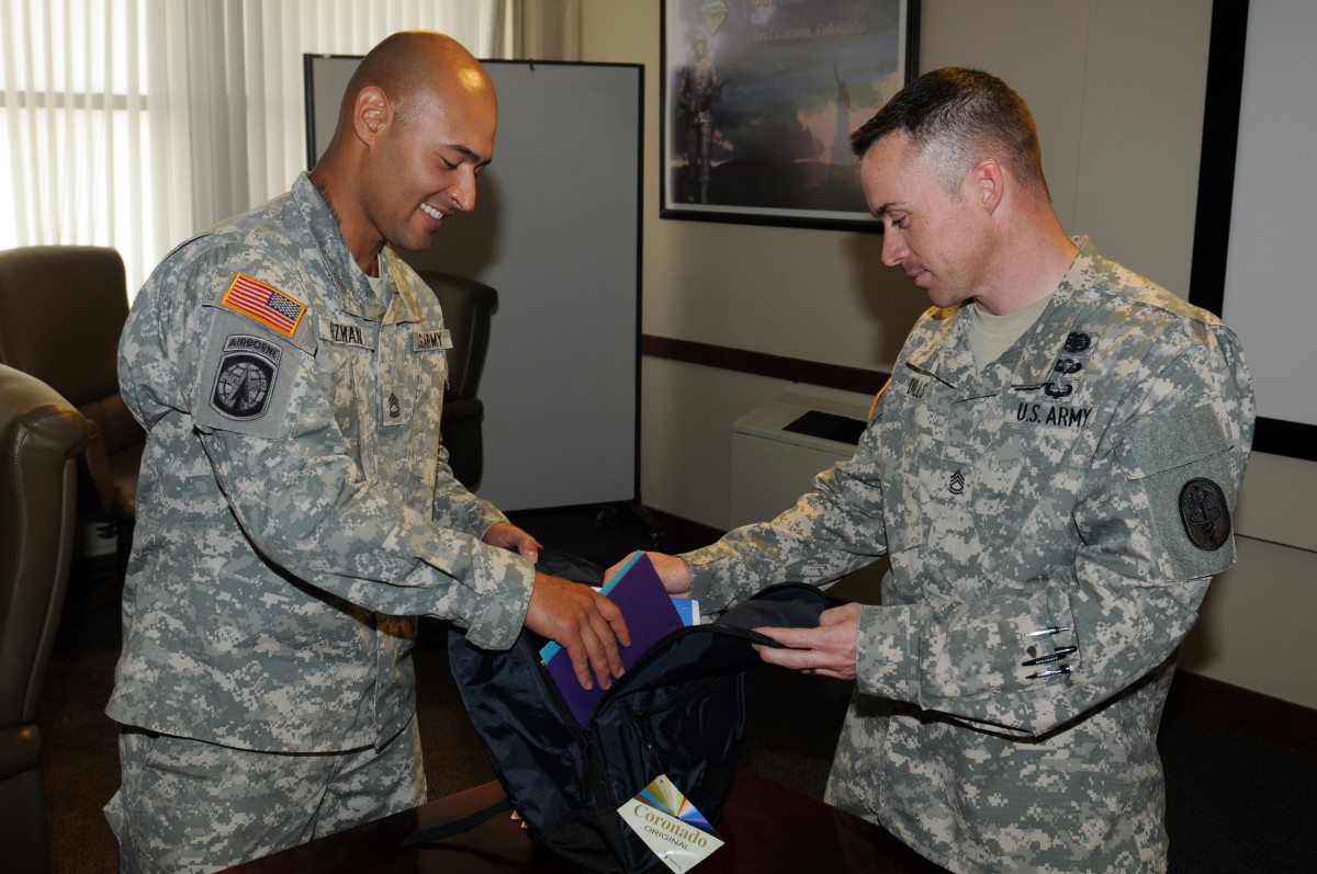 SGMs provide supplies to local school | Article | The United States Army