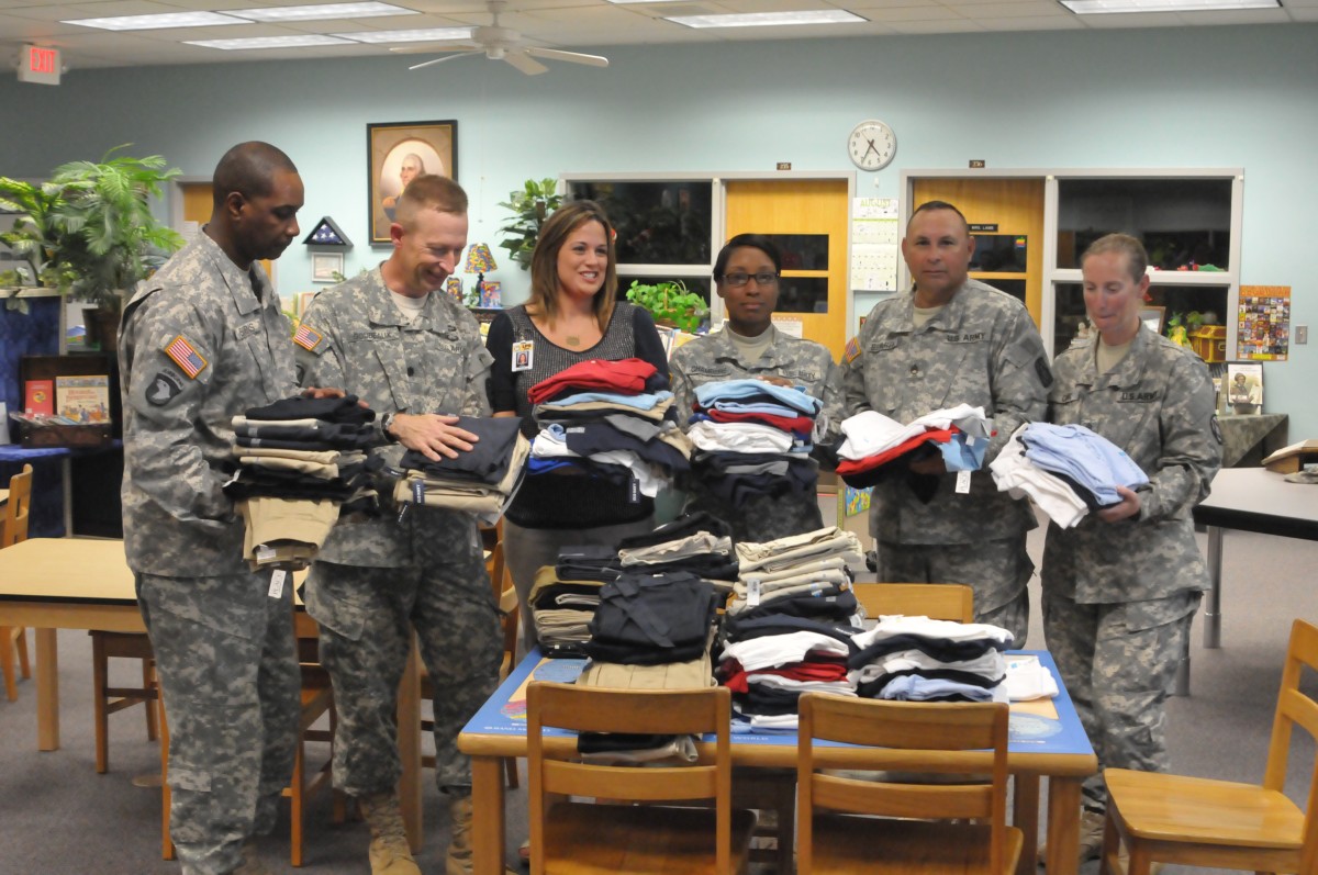 75th FiB battalions adopt local schools | Article | The United States Army