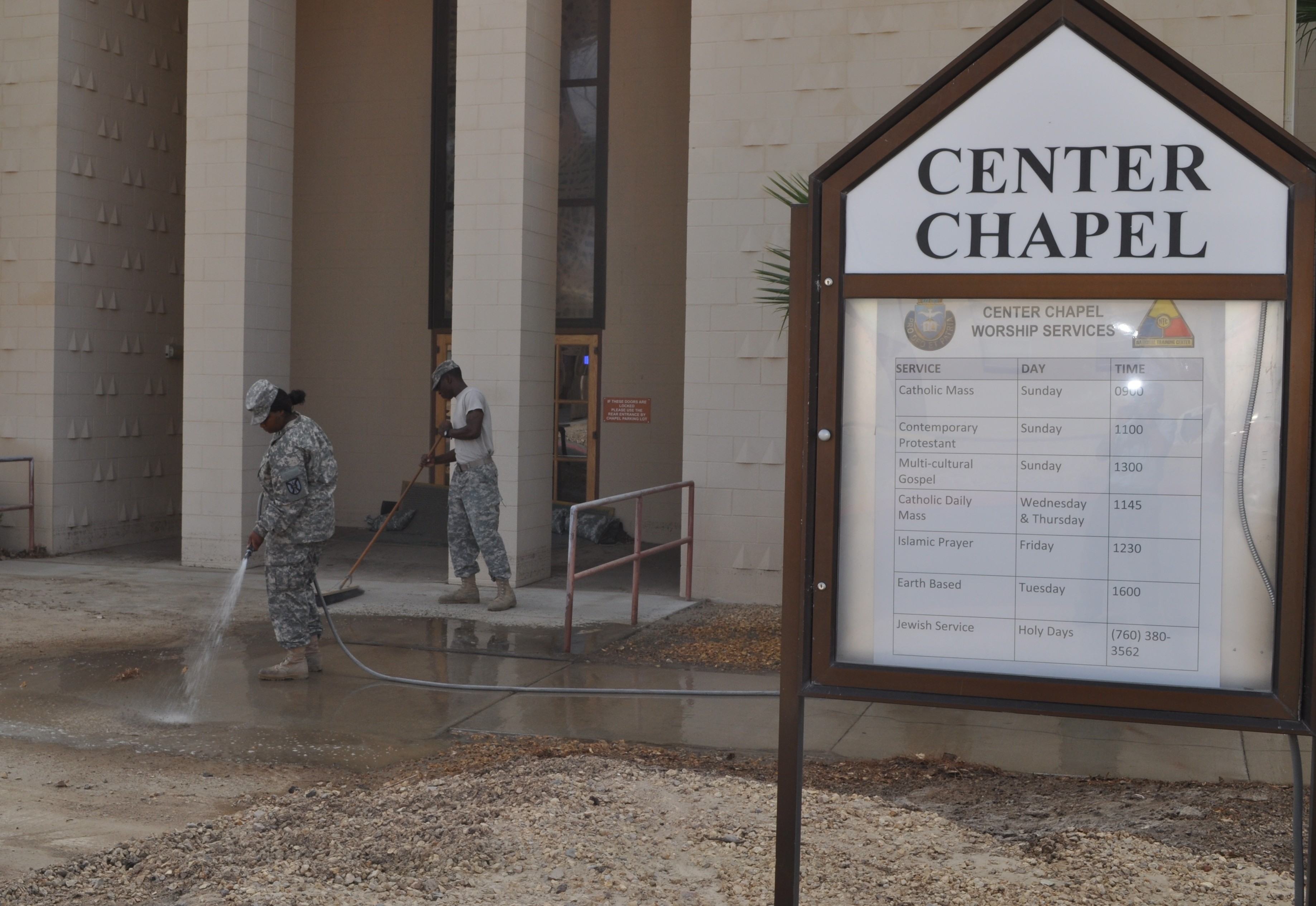 Fort Irwin chapels sustain major damage from local storm | Article ...