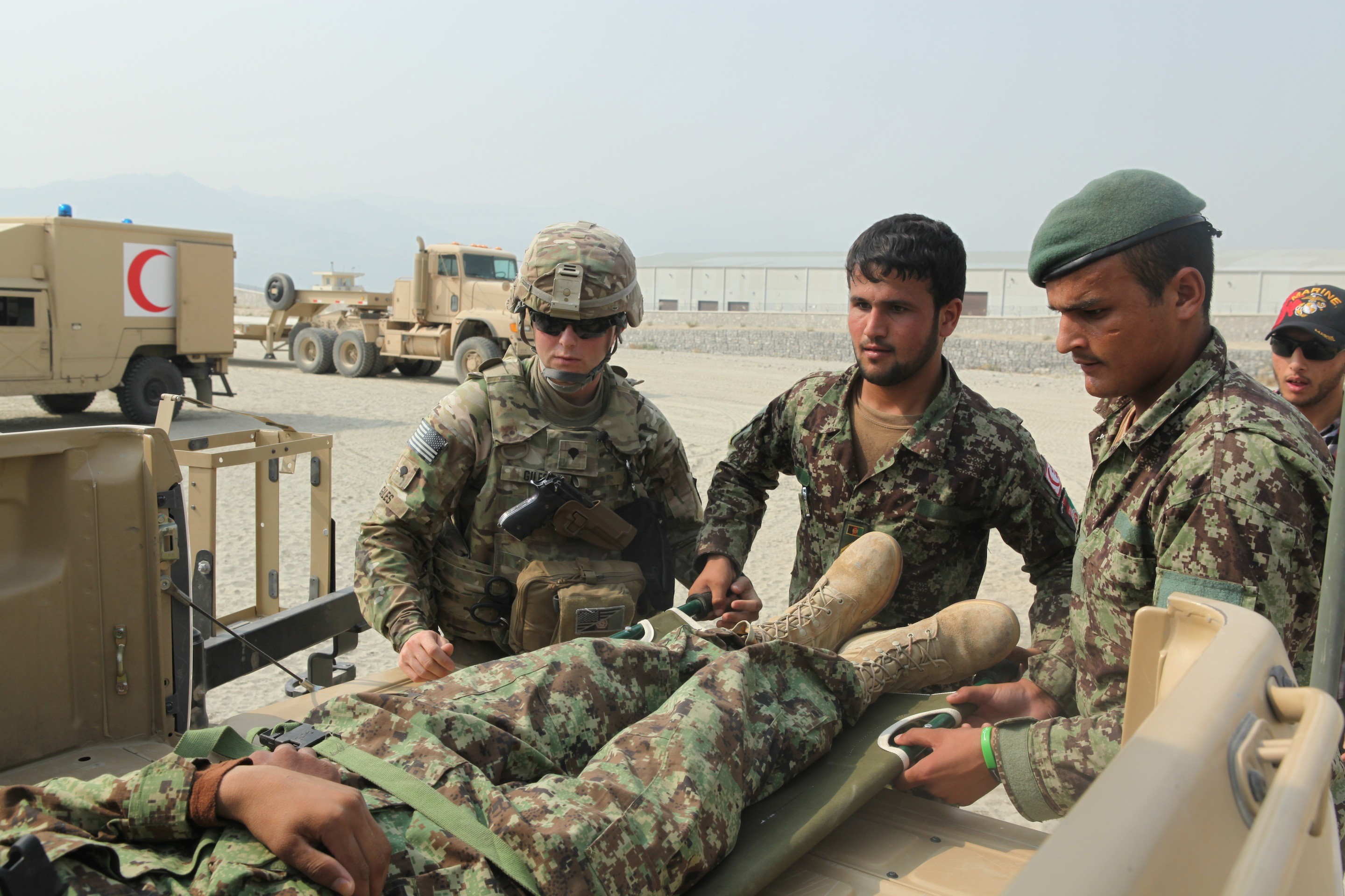 201st Afghan National Army medics get refresher | Article | The United ...