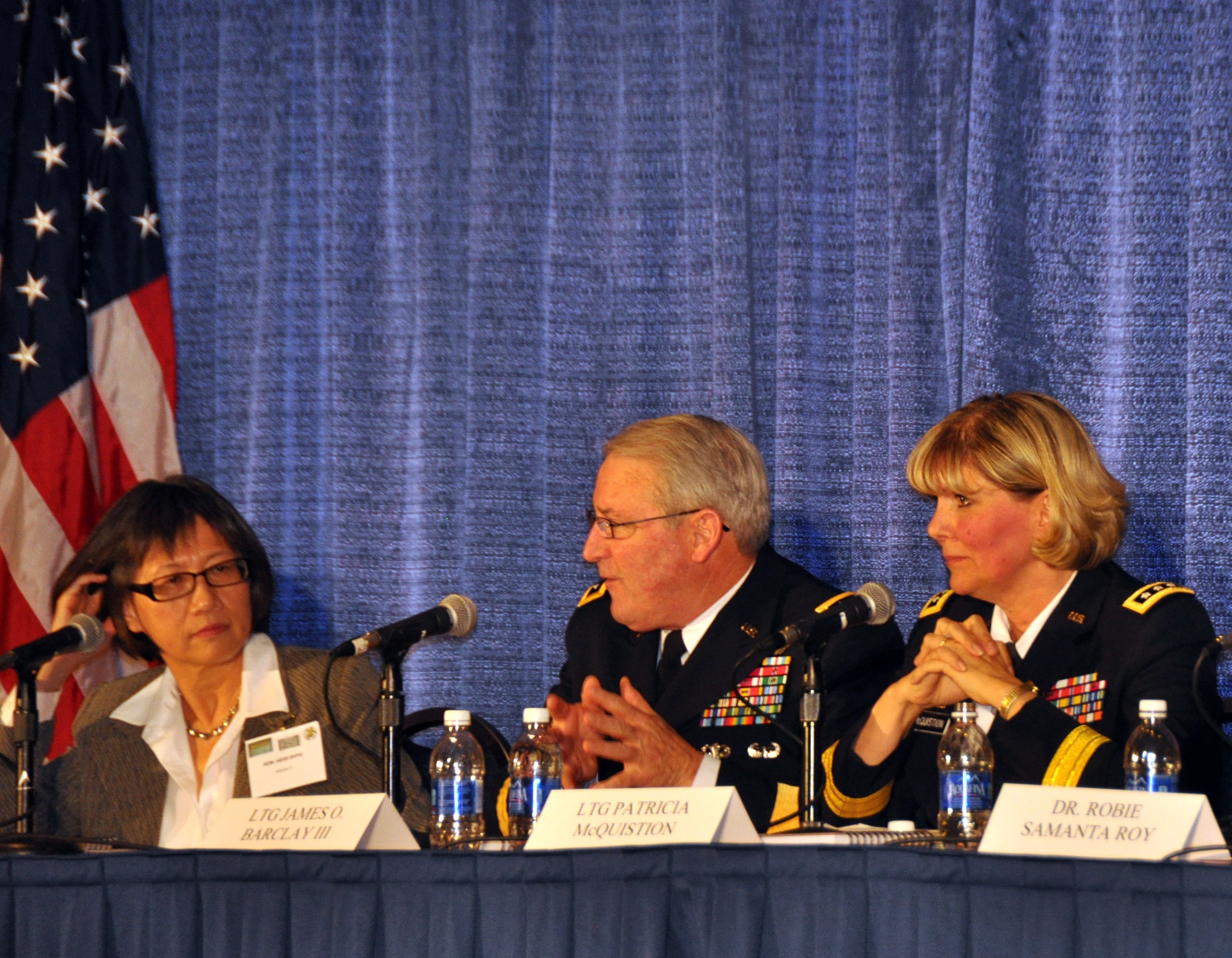 McQuistion takes questions during equipment modernization forum ...