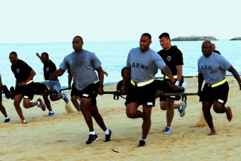 Group Soldiers enjoy a competitive day at the beach | Article | The ...