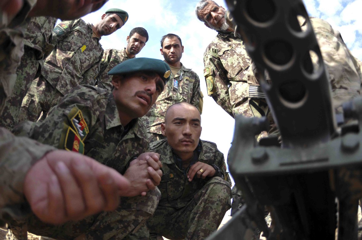 Assistance team shares knowledge of war fighting with Afghan National ...