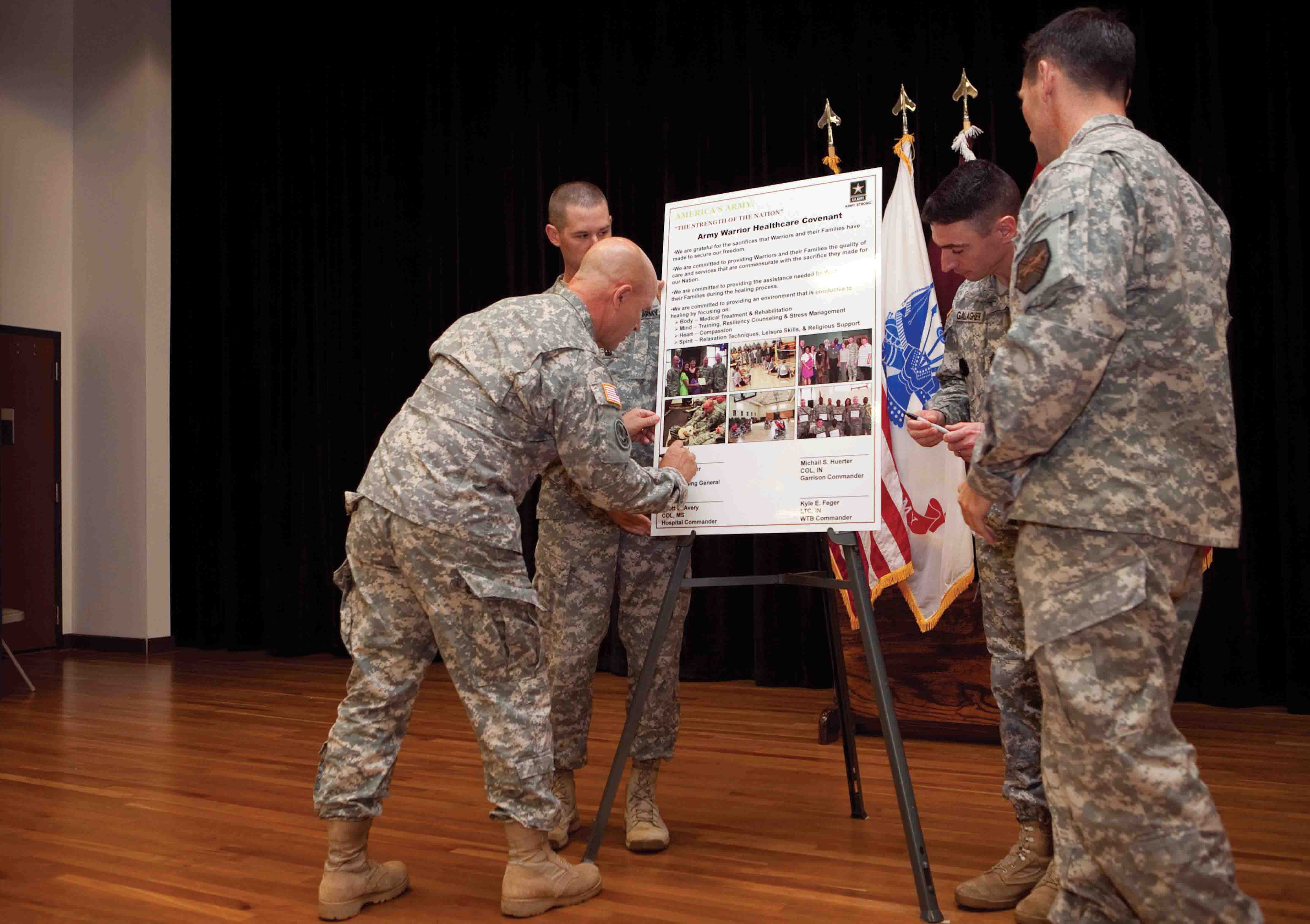 Leaders renew warrior health care covenant | Article | The United ...