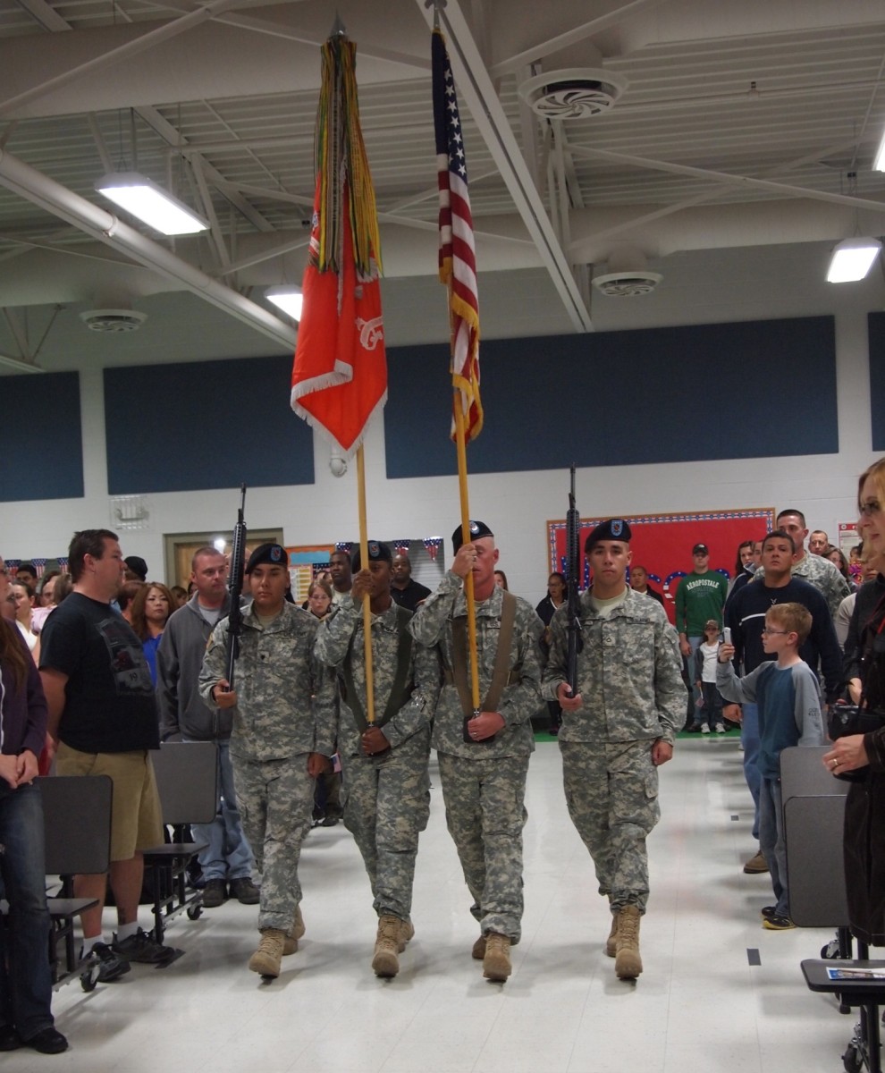 Veterans Day, Colonel Johnston School students forget none | Article ...