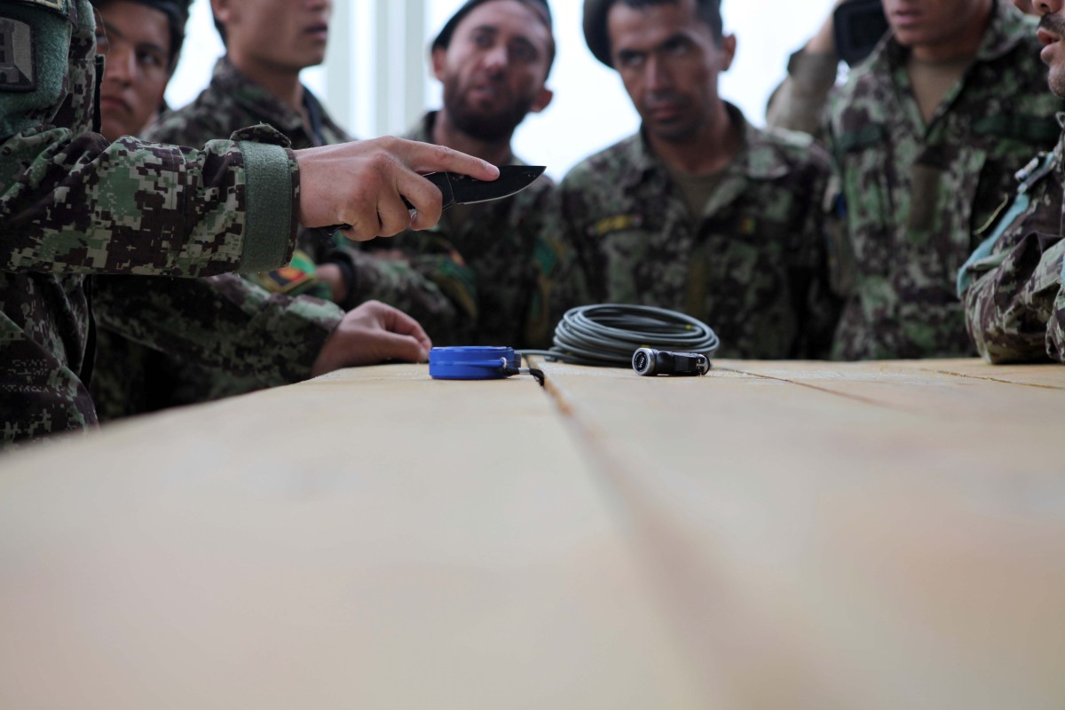 Afghan Soldiers conduct Explosives Hazard Reduction Course training ...