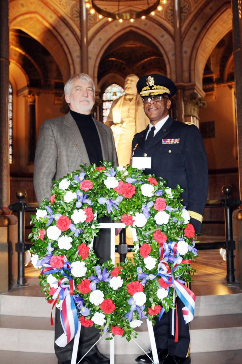 President James A. Garfield honored in annual wreath laying ceremony ...