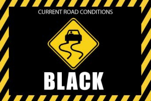 Current road conditions for Camp Humphreys and Area III are BLACK ...