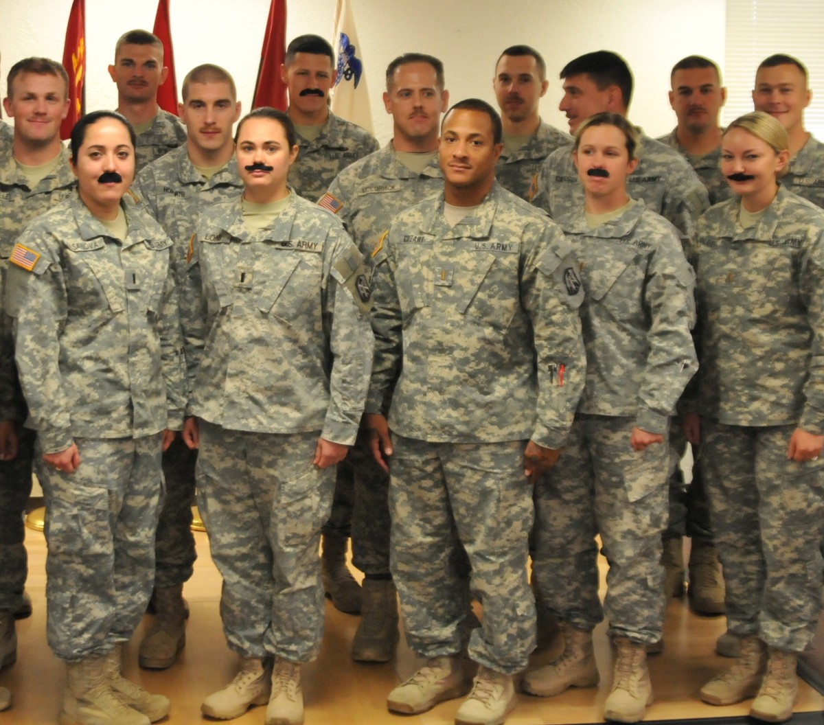 2-4th FA celebrates 'Movember' charity | Article | The United States Army