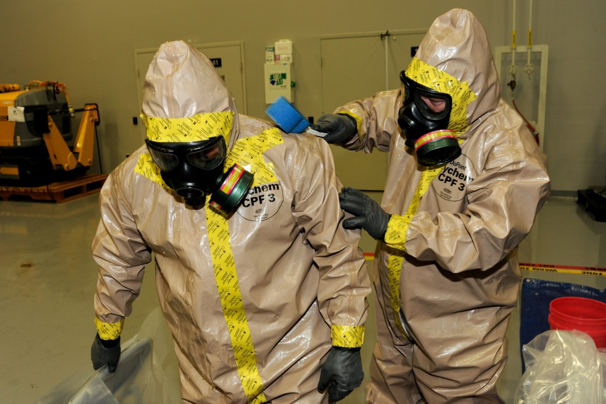 Dupont Level C Hazmat Suits