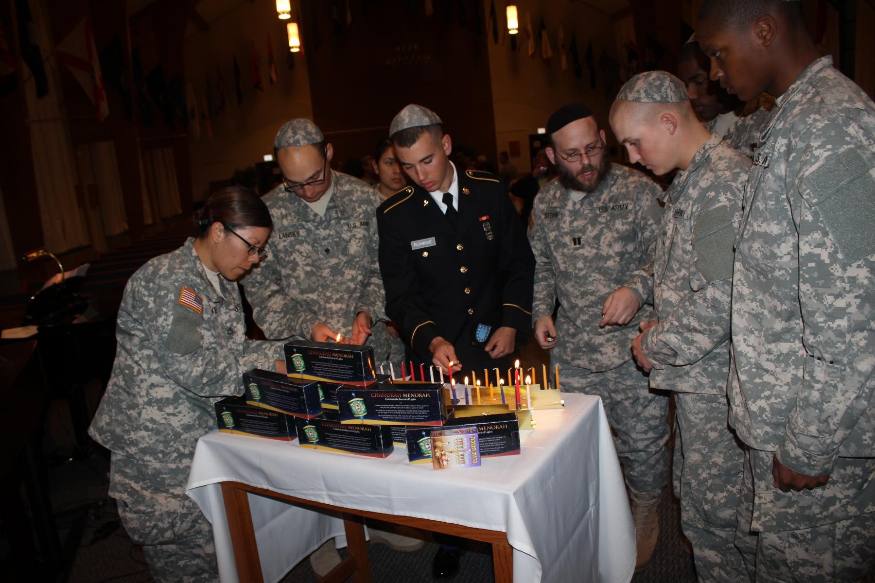 Community welcomes new rabbi to installation, celebrates Chanukah ...